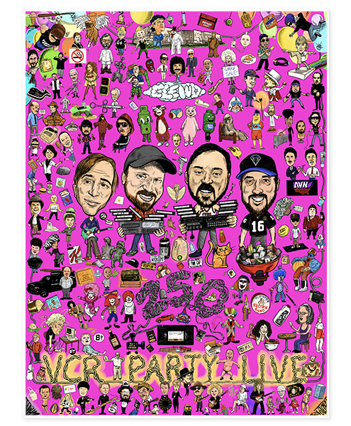 VCR Party Live! Poster – Found Footage Festival