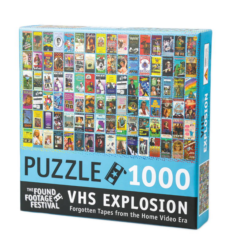 1000-Piece "VHS Explosion" Puzzle – Found Footage Festival